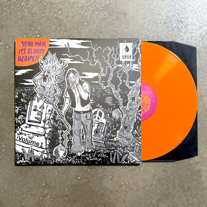 ANCIENT GREASE RECORDS ARCHIVAL RECORD LABEL HEAVY 1970s ROCK