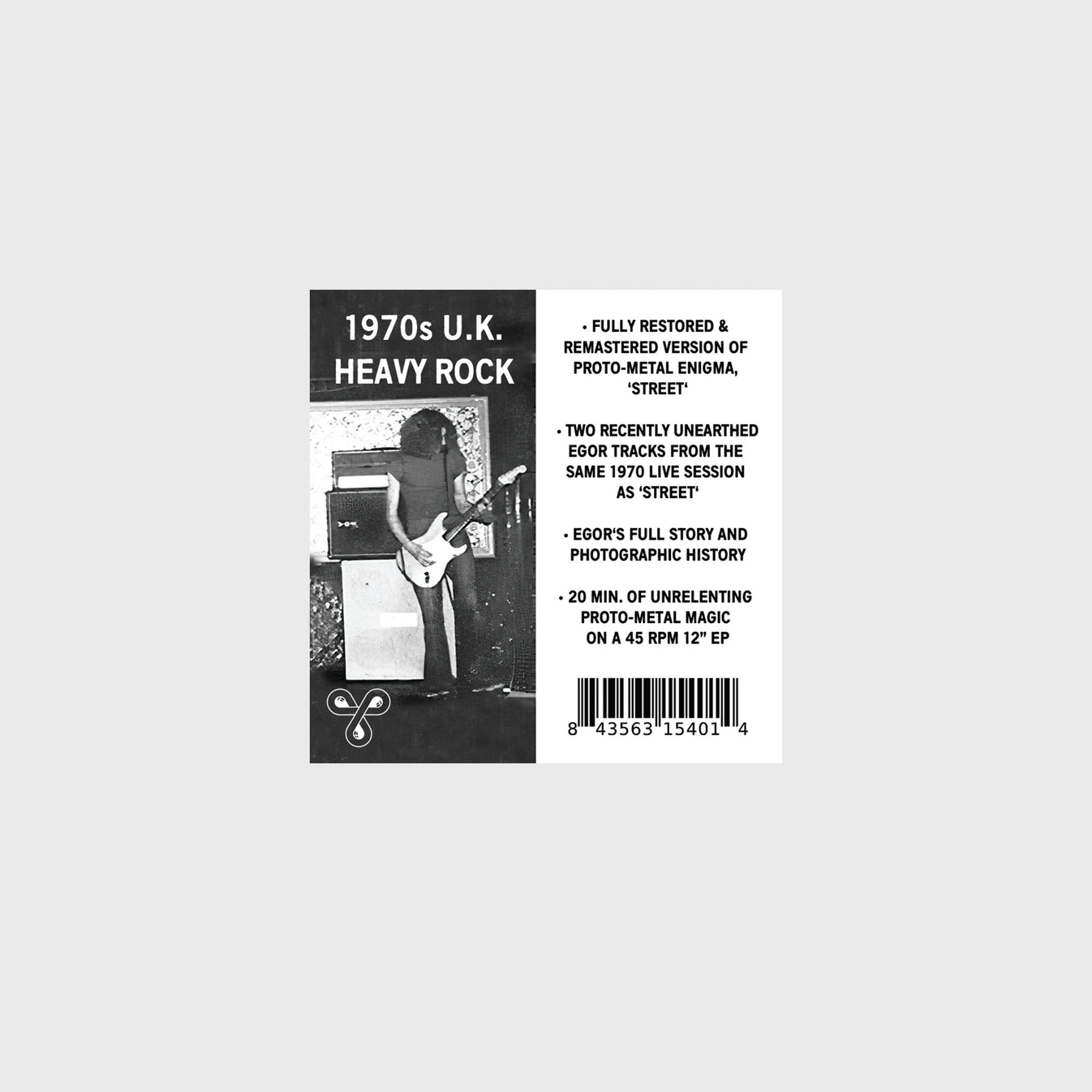 EGOR - 'LOST TAPE - LIVE IN 1970' - 12" EP – ANCIENT GREASE RECORDS