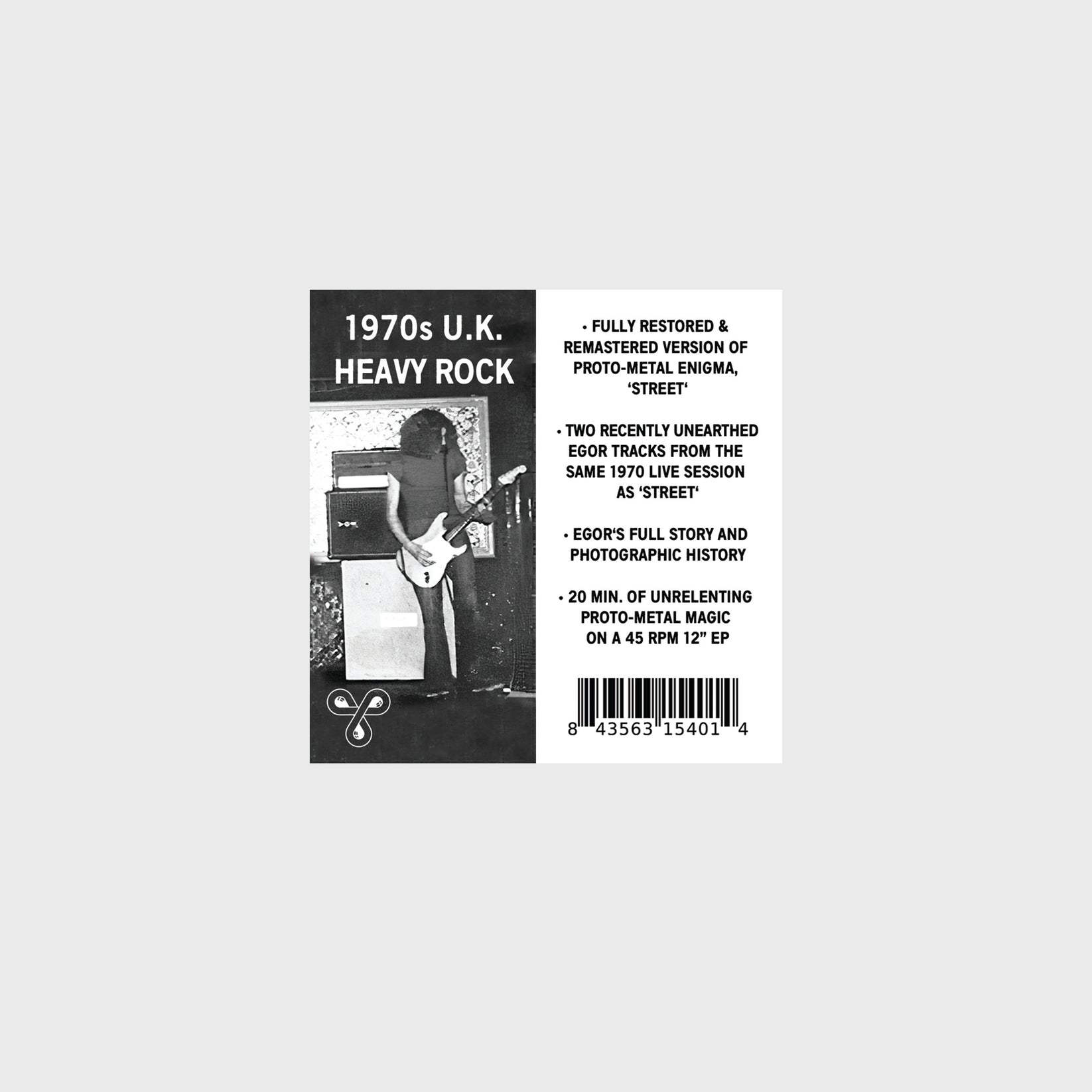EGOR - 'LOST TAPE - LIVE IN 1970' - 12" EP – ANCIENT GREASE RECORDS