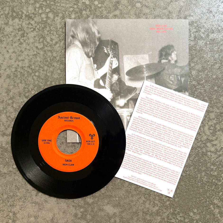 ANCIENT GREASE RECORDS ARCHIVAL RECORD LABEL HEAVY 1970s ROCK